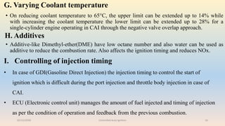 Controlled auto ignition | PPTX