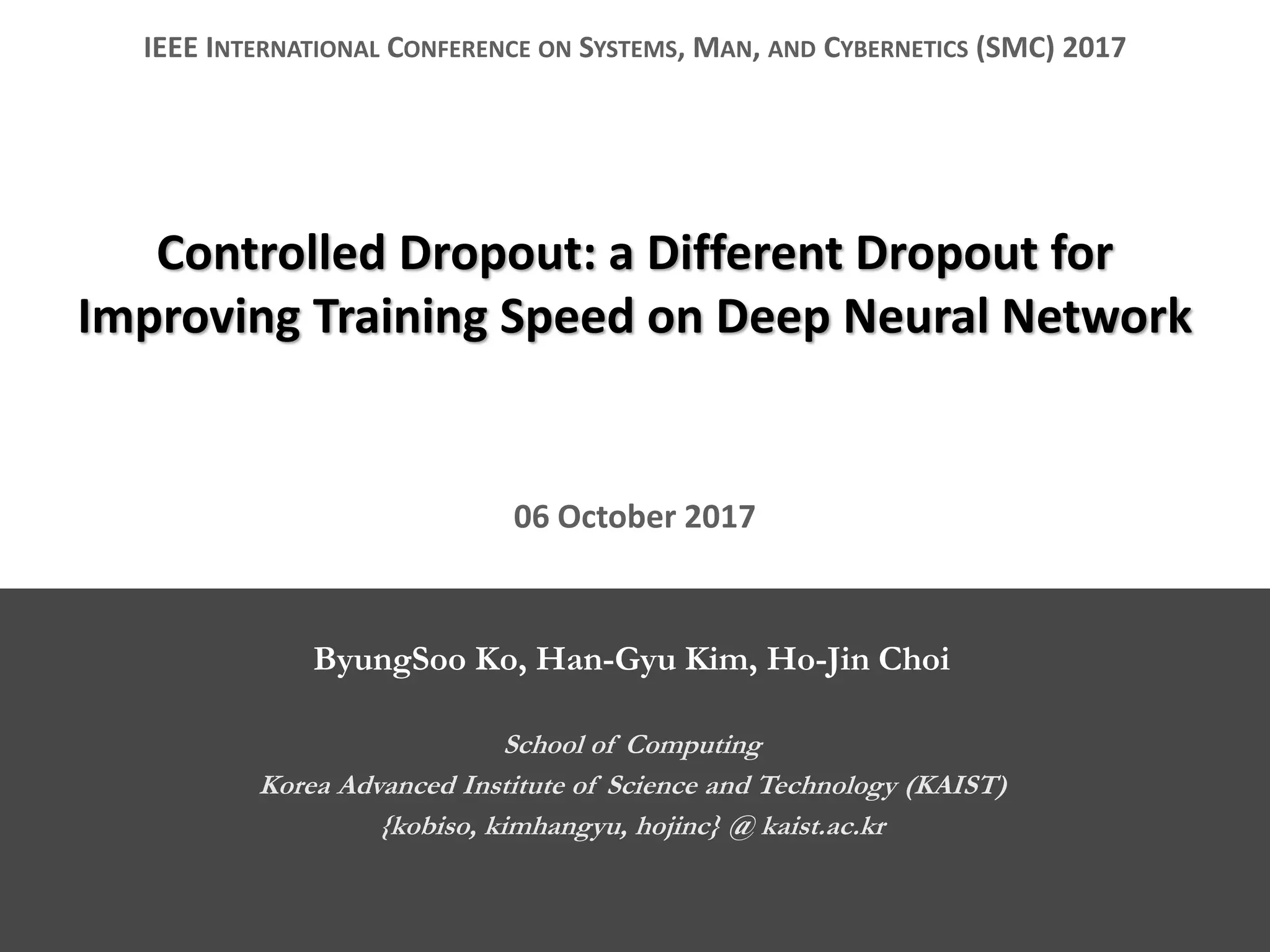 Controlled Dropout A Different Dropout For Improving Training Speed On Deep Neural Network Ppt