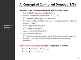 Controlled dropout: a different dropout for improving training speed on deep neural network | PPT