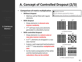 Controlled dropout: a different dropout for improving training speed on deep neural network | PPT