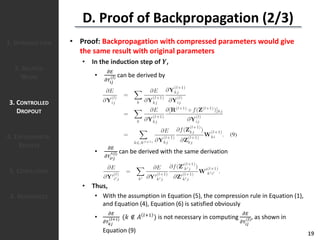 Controlled dropout: a different dropout for improving training speed on deep neural network | PPT