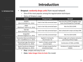 Controlled dropout: a different dropout for improving training speed on deep neural network | PPT