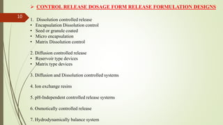 Controlled drug delivery system | PPTX