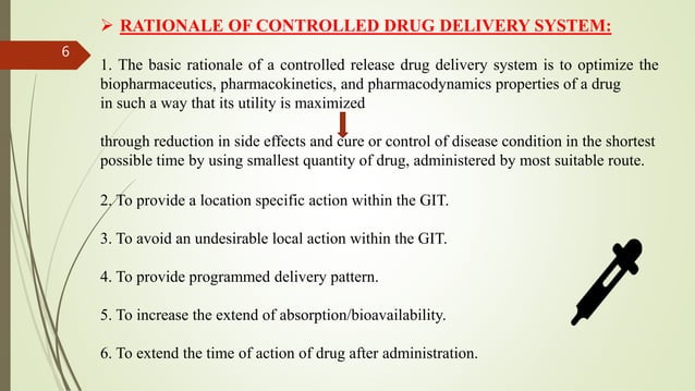 Controlled drug delivery system | PPTX | Digestive Disorders | Diseases ...