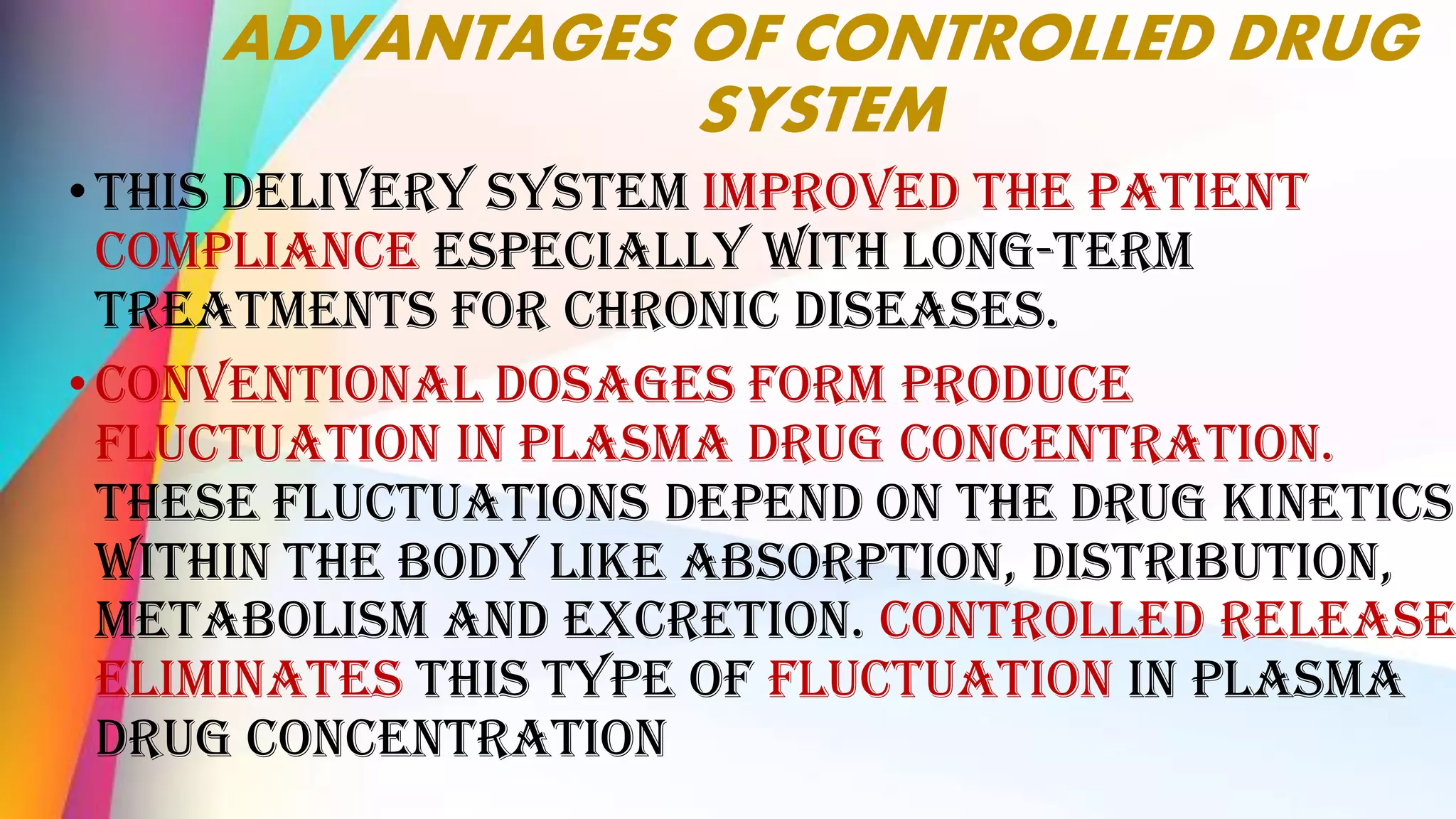 'Controlled drug delivery system' | PDF | Pharmaceutical Industry ...