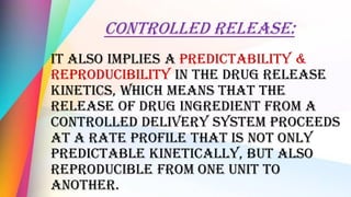 'Controlled drug delivery system' | PDF | Pharmaceutical Industry ...