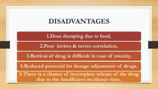 AControlled Drug Delivery System.pptx for B.Pharmacy, VII Semester | PPTX