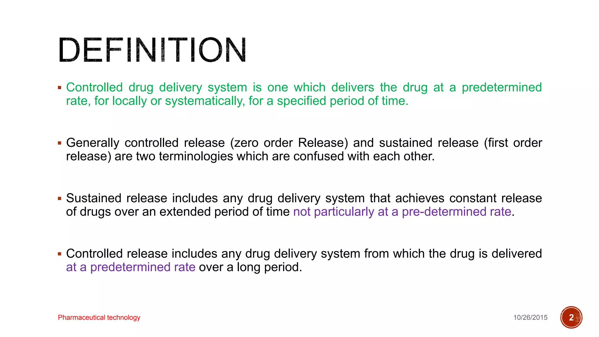 Controlled drug delivery system by Bhola raut | PPTX