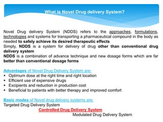Controlled drug delivery system Part 1 | PPTX