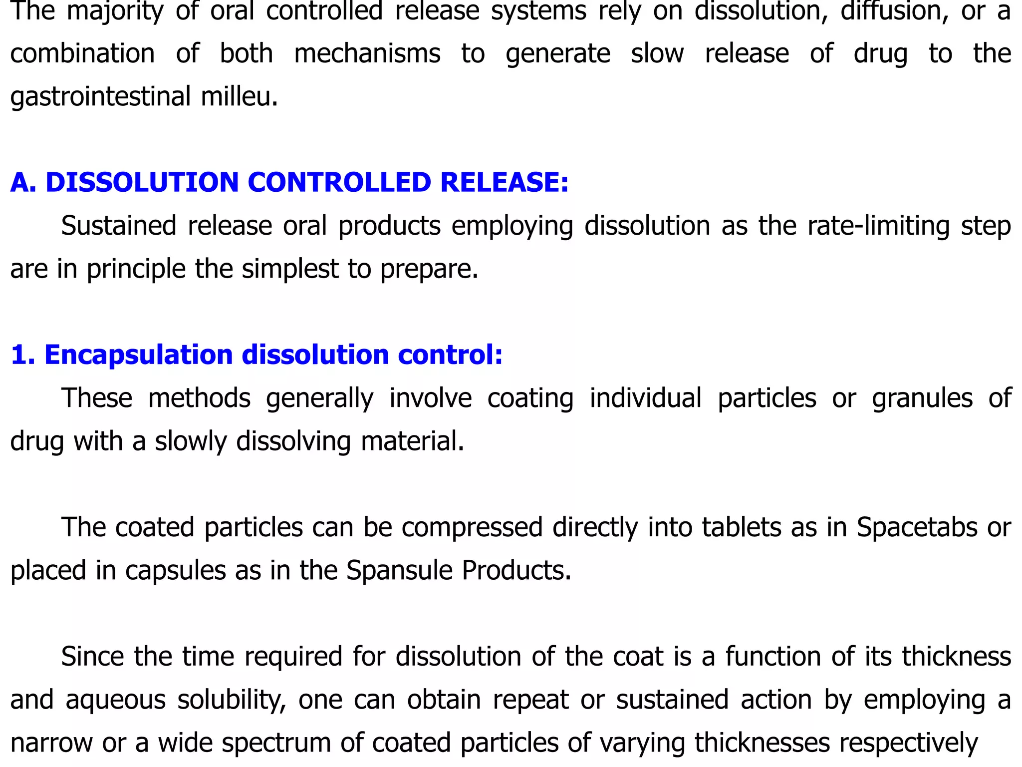 Controlled drug release | PPTX