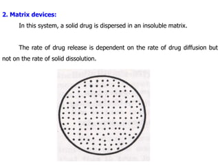 Controlled drug release | PPTX