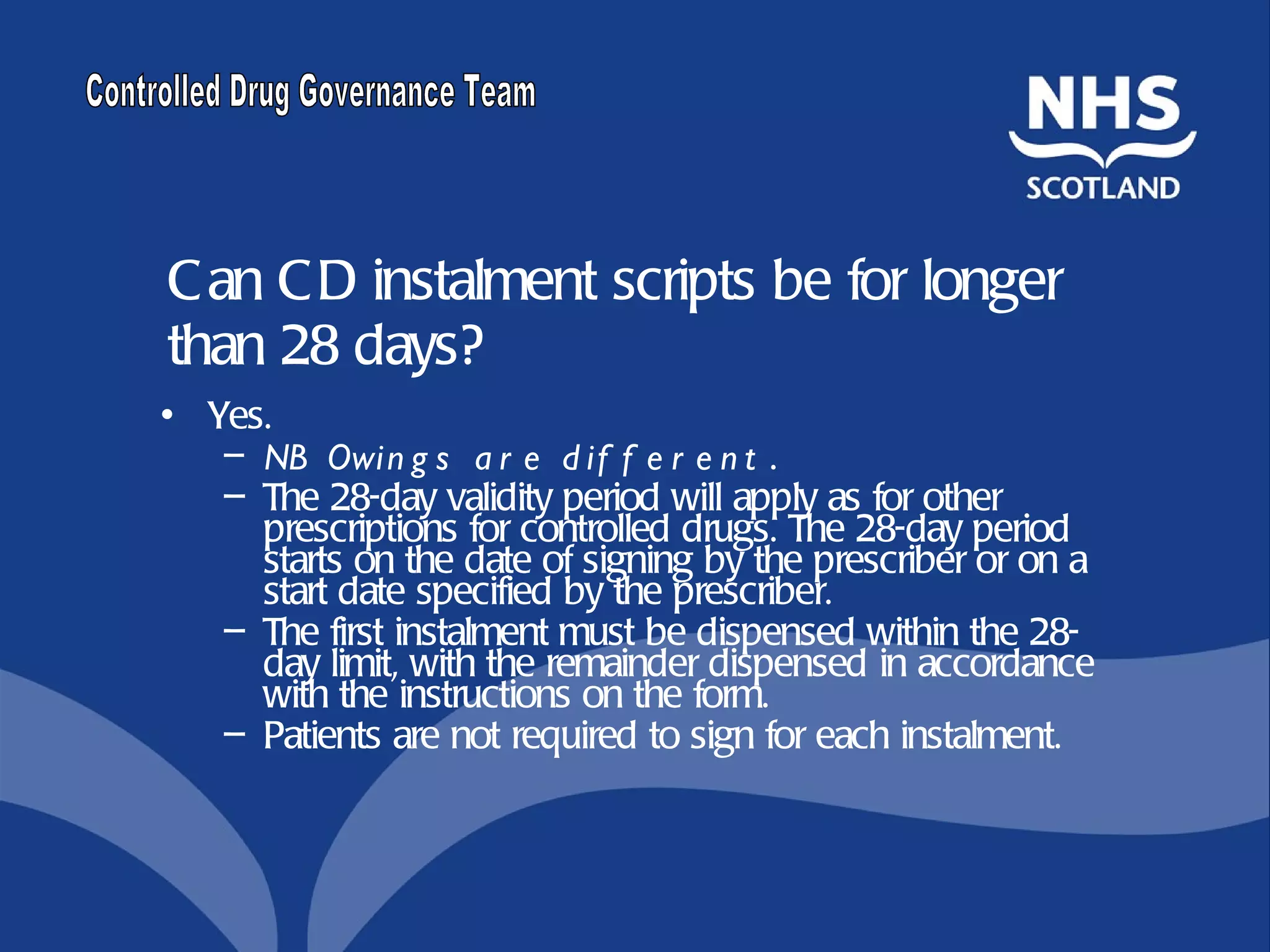 Safer Management and Use of Controlled Drugs | PPT