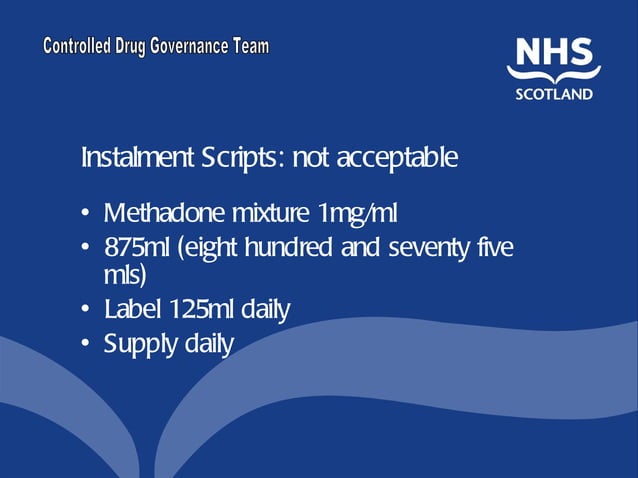 Safer Management and Use of Controlled Drugs | PPT
