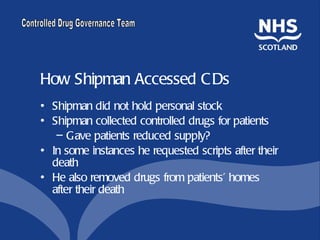 Safer Management and Use of Controlled Drugs | PPT