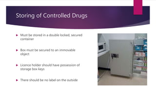 Controlled drugs | PPTX
