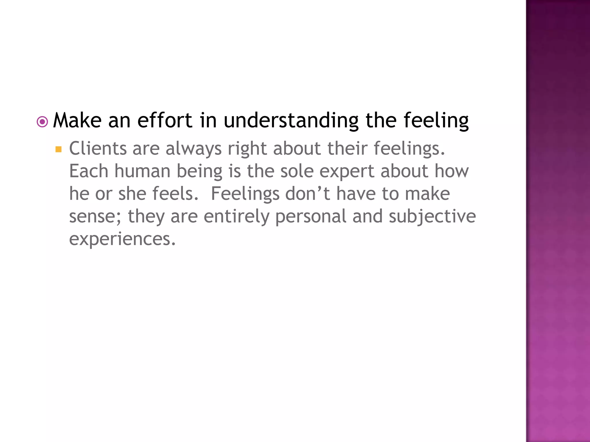 Controlled emotional involvement | PPTX