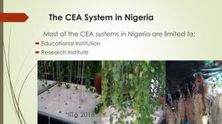 Controlled Environment Agriculture by Busari and Lawal | PPTX ...