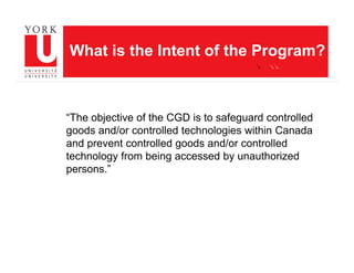 Controlled goods presentation caura webinar 120419 v2 | PPT