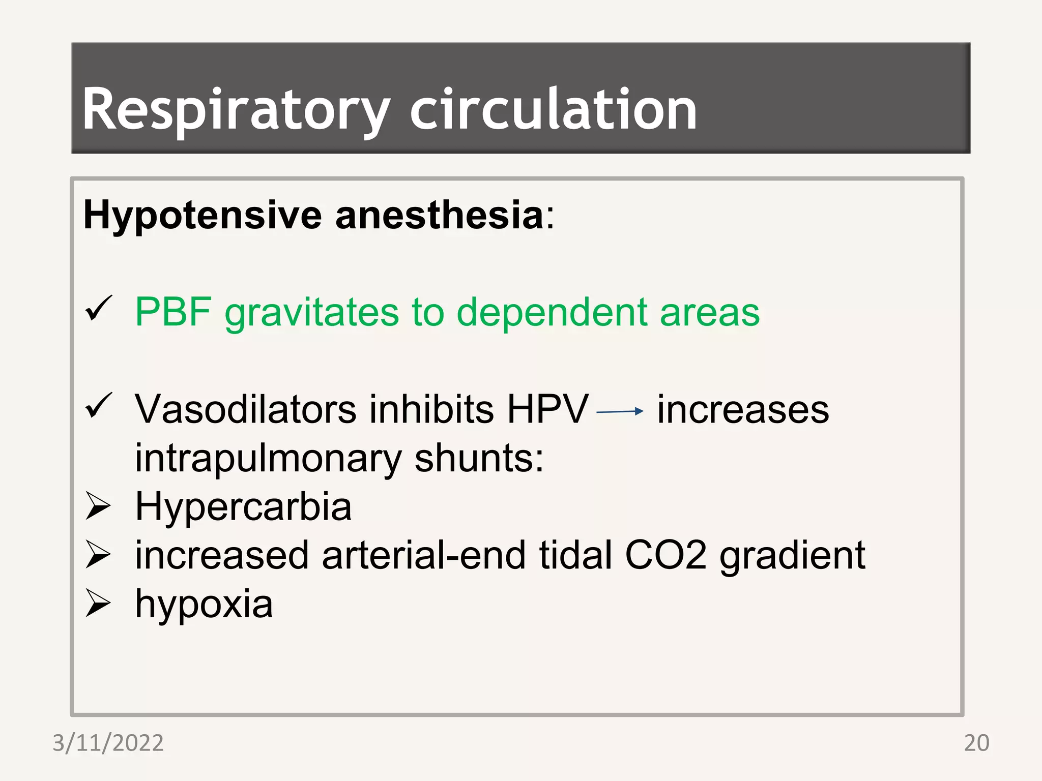 Controlled hypotension in anesthesia | PPTX