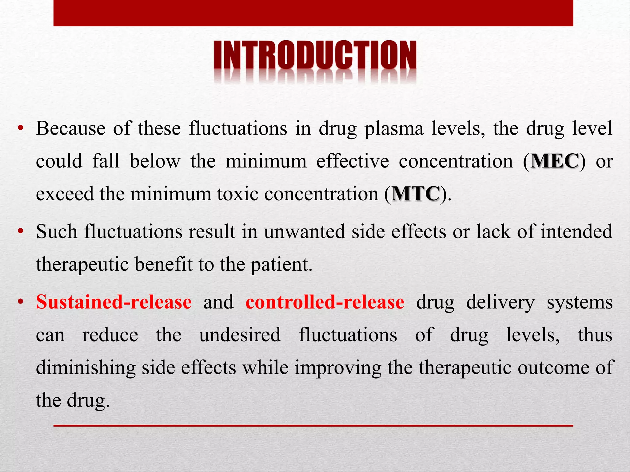 Controlled release drug delivery system | PPTX
