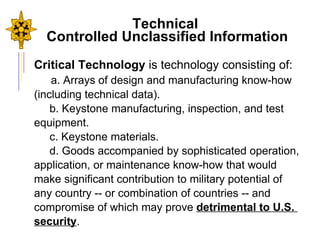 Controlled unclassified information | PPT
