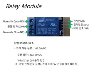 Control led using relay module and transistor(nanheekim) | PPT
