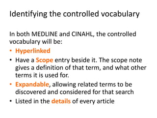 Controlled vocabulary examples | PPTX