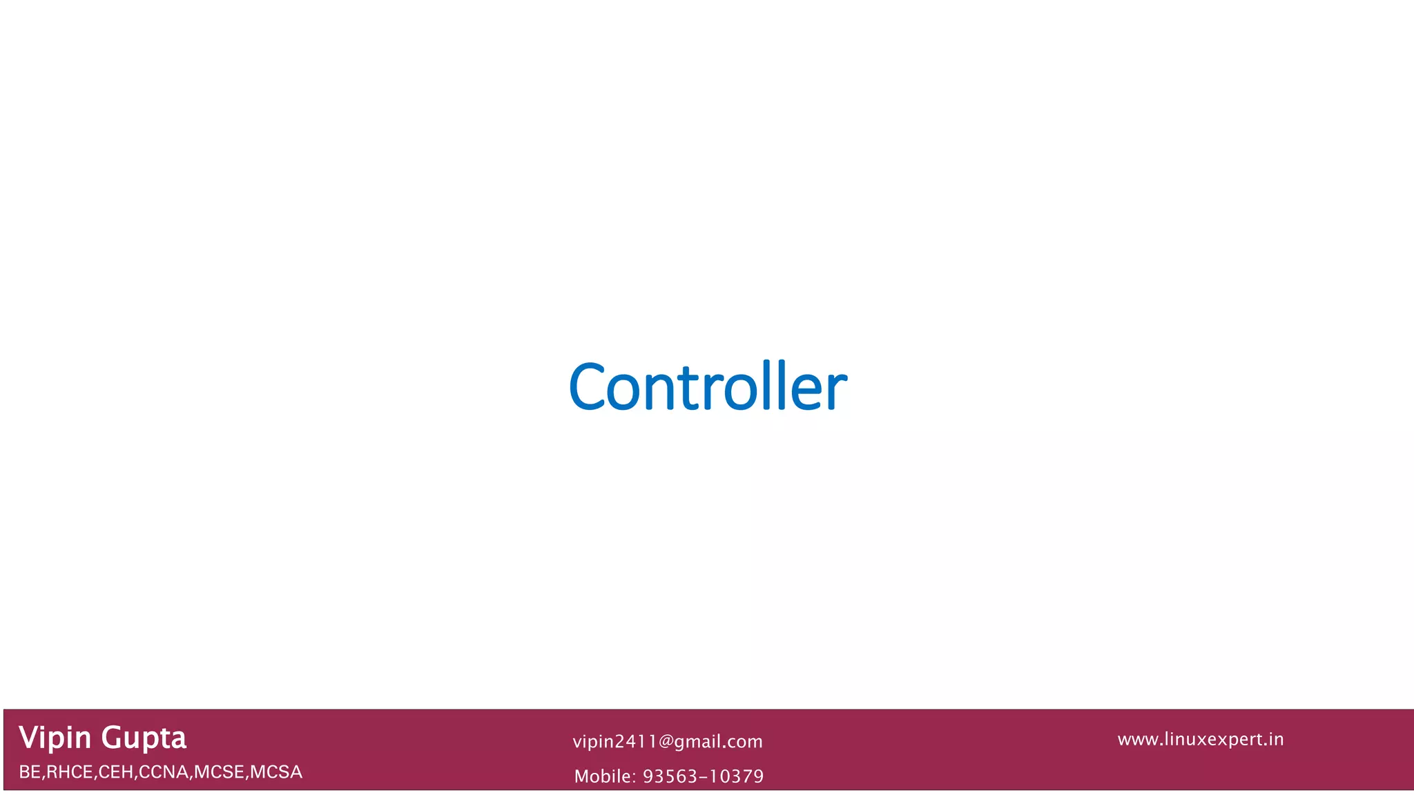 SDN (Software Defined Networking) Controller | PPT SDN (Software Defined Networking) Controller | PPT