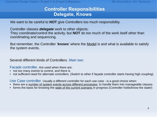 Controller design-pattern-drupal-north-toronto-2018-final | PPT