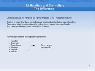 Controller design-pattern-drupal-north-toronto-2018-final | PPT