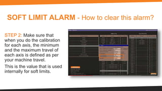 Different Types of Alarms on a CNC Machine | PPTX