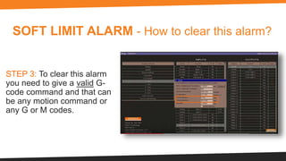 Different Types of Alarms on a CNC Machine | PPTX