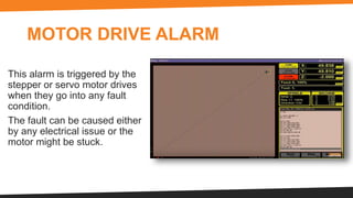 Different Types of Alarms on a CNC Machine | PPTX