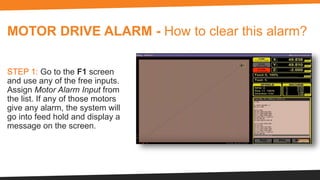 Different Types of Alarms on a CNC Machine | PPTX