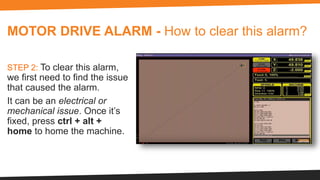 Different Types of Alarms on a CNC Machine | PPTX