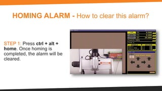 Different Types of Alarms on a CNC Machine | PPTX