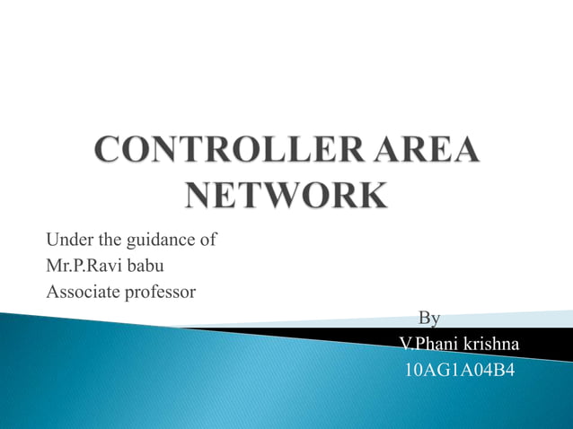 Controller Area Network Ppt Ppt