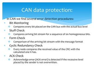 Controller area network (can bus) | PPTX