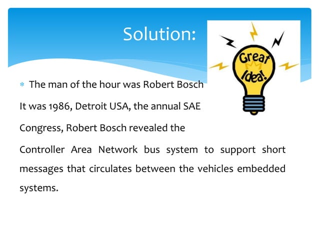 Controller area network (can bus) | PPTX | Computer Networking | Computing