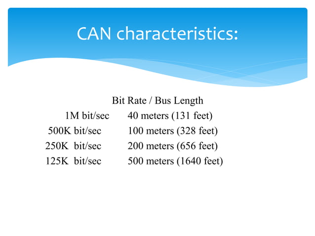 Controller area network (can bus) | PPTX | Computer Networking | Computing