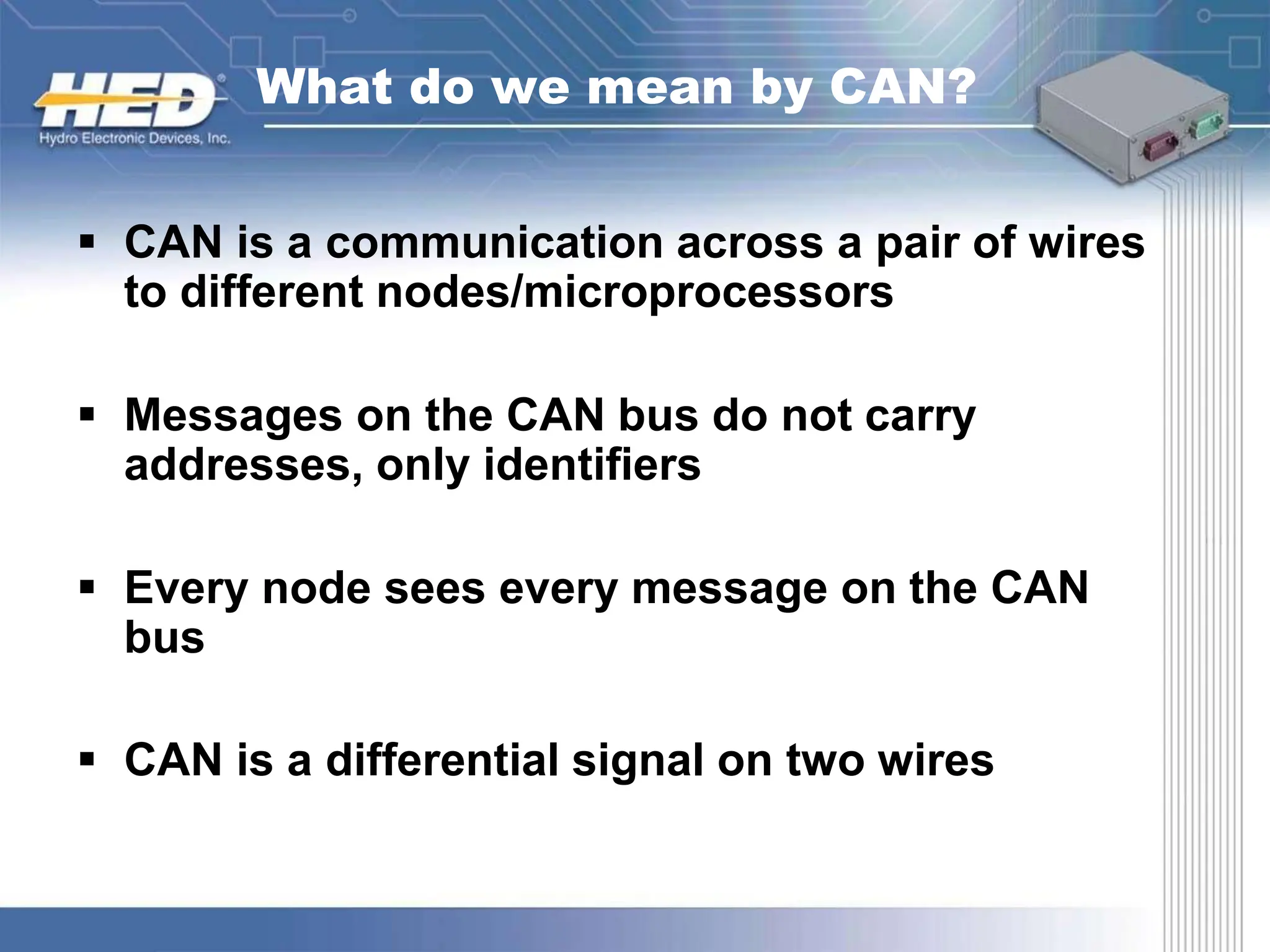 CONTROLLER AREA NETWORK CAN bus and Multiplexing.pptx