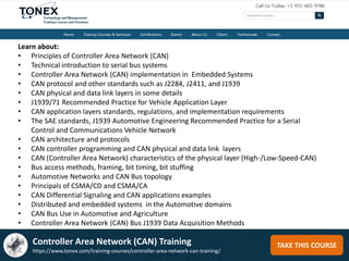 Controller Area Network (CAN) Training | PPTX