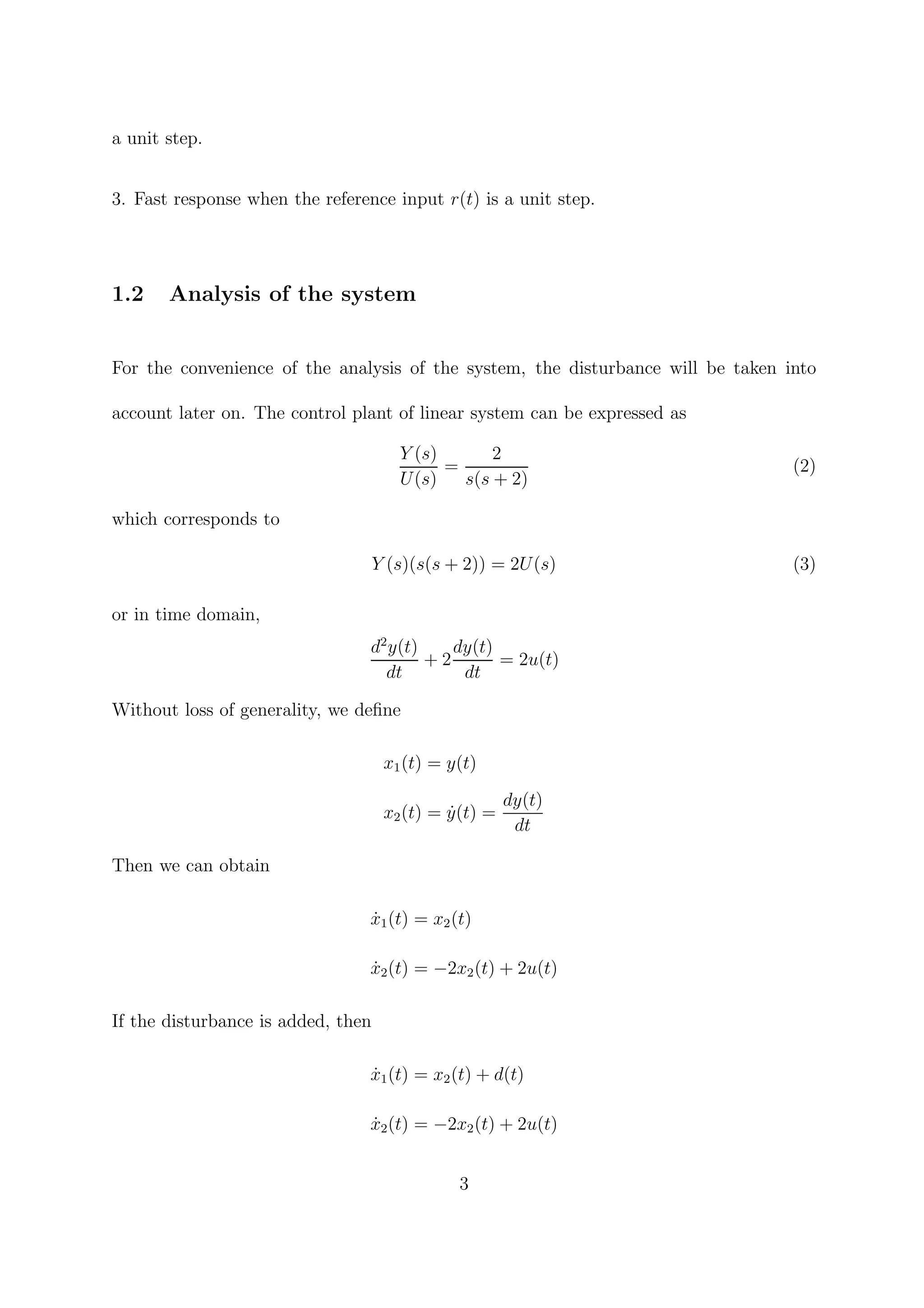 The Controller Design For Linear System A State Space Approach Pdf