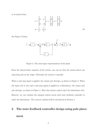 The Controller Design For Linear System: A State Space Approach | PDF
