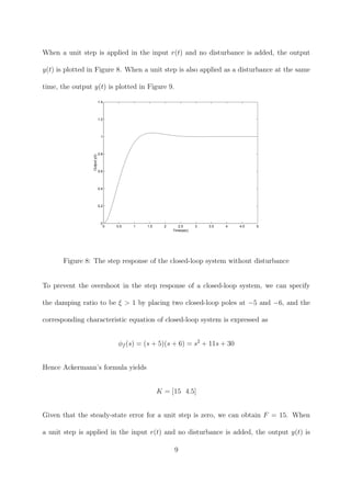 The Controller Design For Linear System: A State Space Approach | PDF