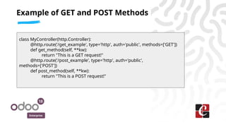 Controller Request and Response in Odoo18 | PPTX
