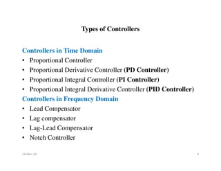 controllers ITS TYPES AND CLASSIFICATION BASED ON APPLICATION | PDF