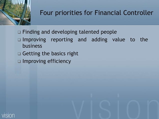 Controllership - introduction | PPTX