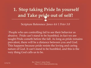 Controlling - Bible Study | PPT