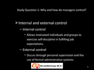 Controlling | PPT | Executive Leadership & Management | Business